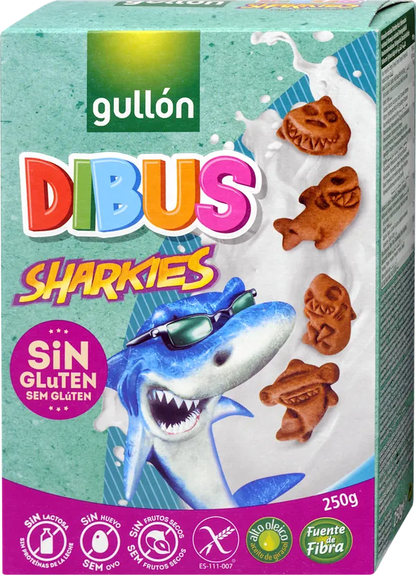 Keks dečiji GULLON ajkulice 250g
