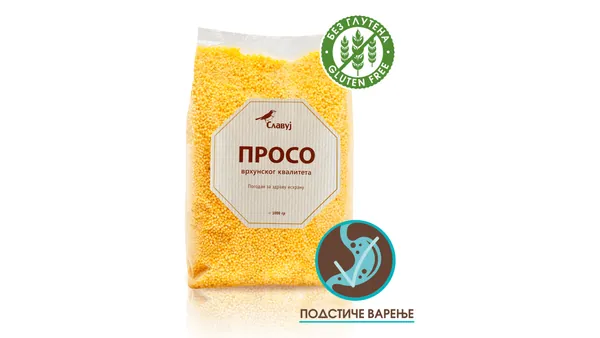 SLAVUJ proso oljušteni u zrnu bez glutena 1kg