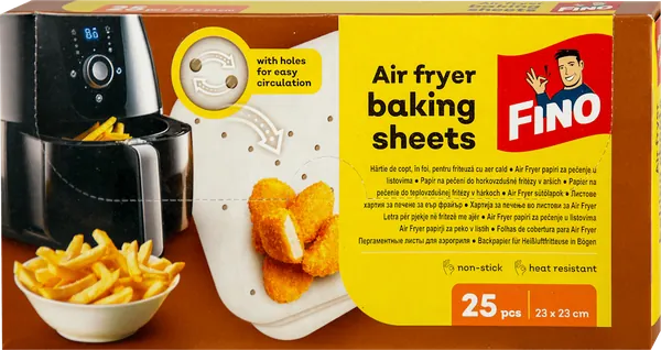 Papir za pečenje FINO Air fryer 25kom