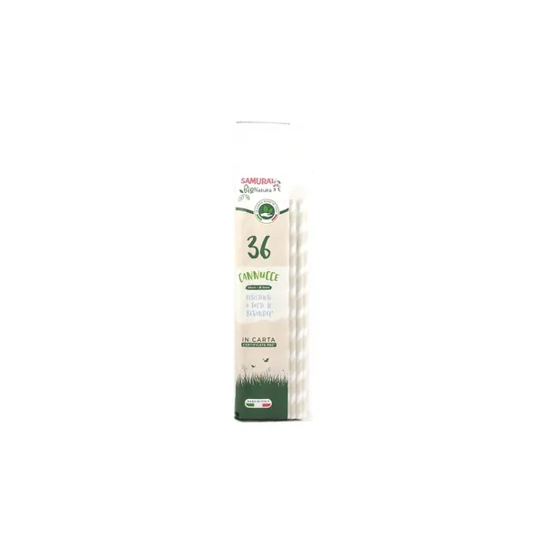 Papirne slamčice Bio nature SAMURAI 36kom