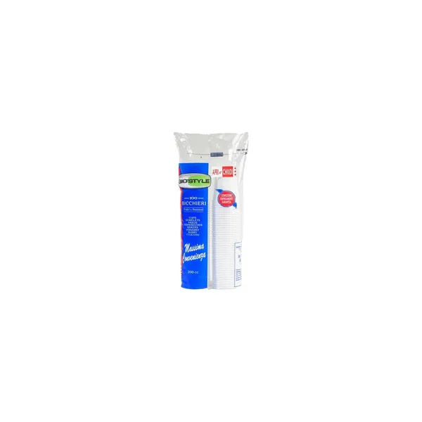 Plastične čaše DOPLA 200ml 100kom bele
