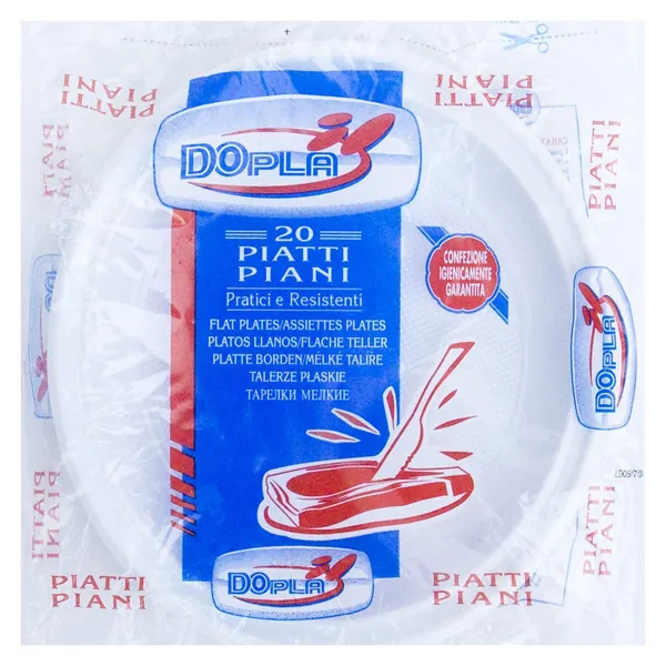 Plastični tanjiri Italy DOPLA 20kom