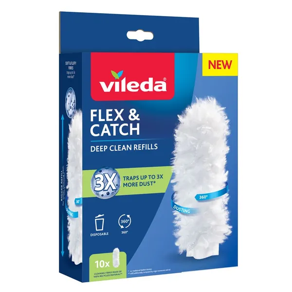 VILEDA Flex and catch zamenska glava za praško 10kom