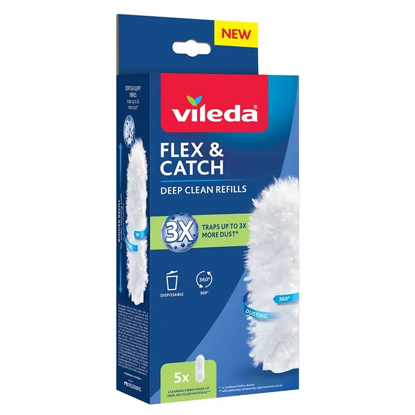 VILEDA Flex and catch zamenska glava za praško 5kom