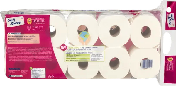 Toalet papir SANFT&SICHER premium 4sloja 10kom