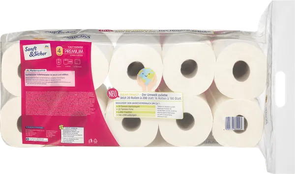 Toalet papir SANFT&SICHER premium 4sloja 20kom