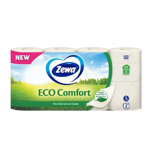 Toalet papir ZEWA eco comfort 3sloja 8kom