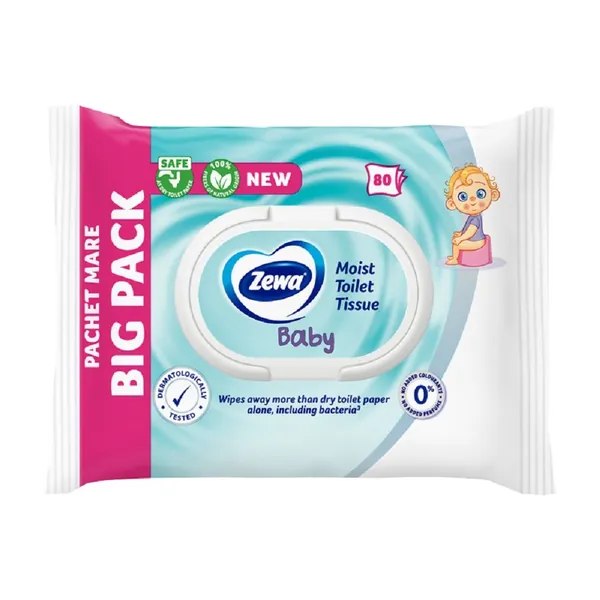 Toalet papir ZEWA vlažni baby 80/1