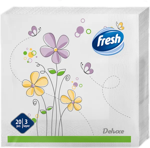 Salvete FRESH Deluxe cveće 3sloja 20kom