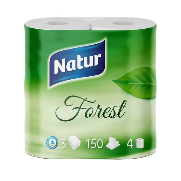 Toalet papir NATUR forest 3sloja 4kom