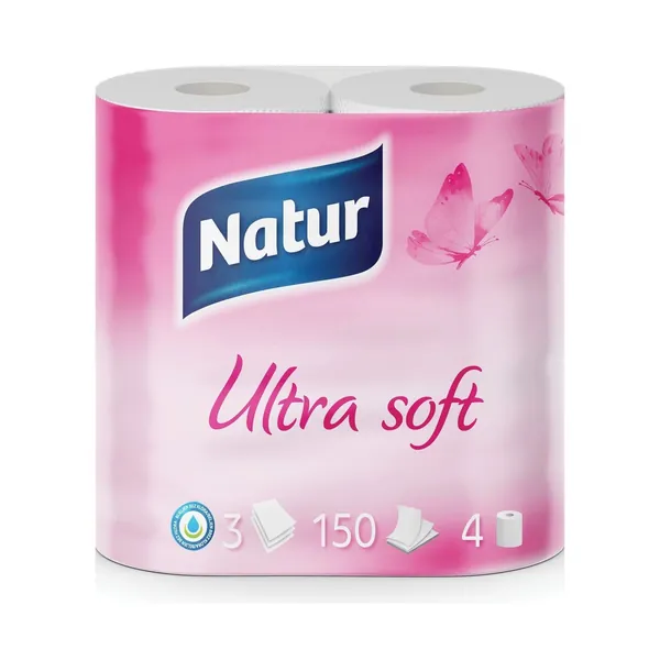 Toalet papir NATUR ultra soft 3sloja 4kom