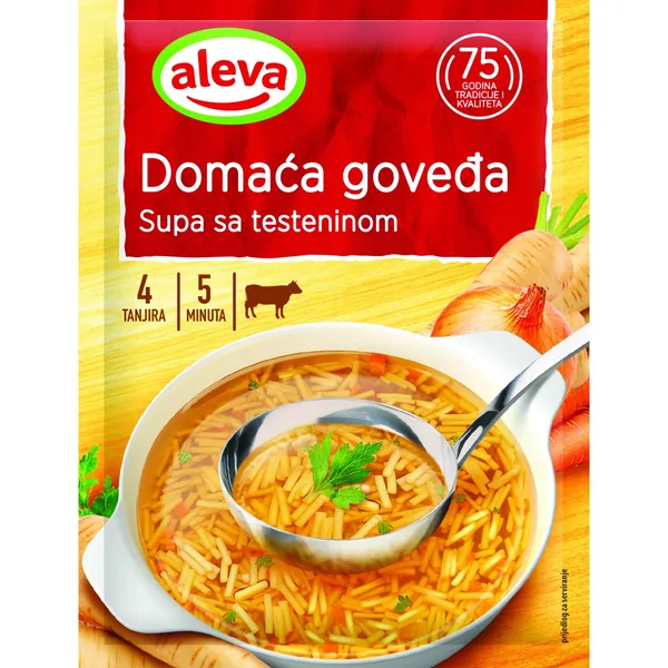 Govedja supa ALEVA A la Baka Govedja bistra 45g