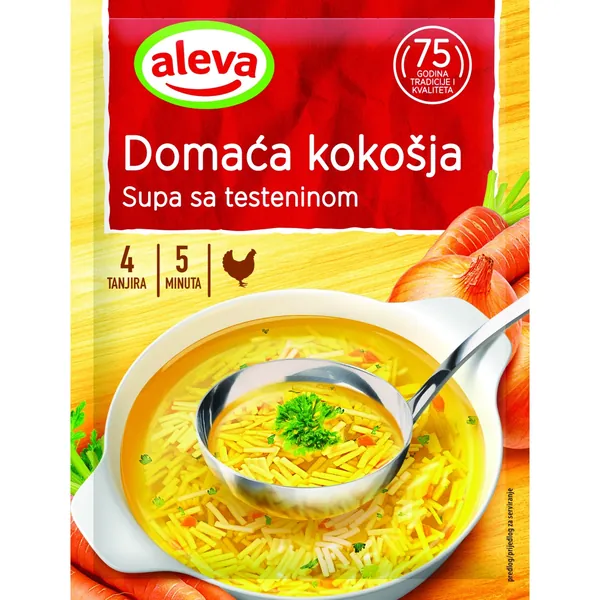 Kokošija supa ALEVA A la Baka bistra 45g