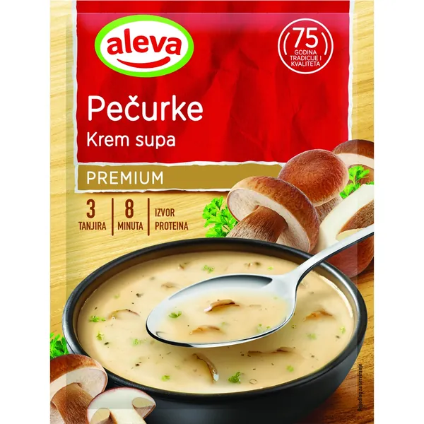 Supa od pečuraka ALEVA krem 51g
