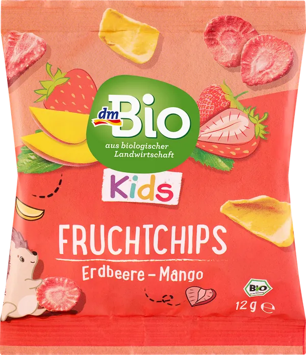Dečija hrana DM BIO liofilizovane jagode i mango 3g+ 12g
