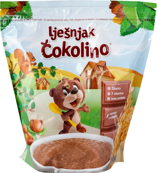 Kašica ČOKOLINO lešnik 500g zipp