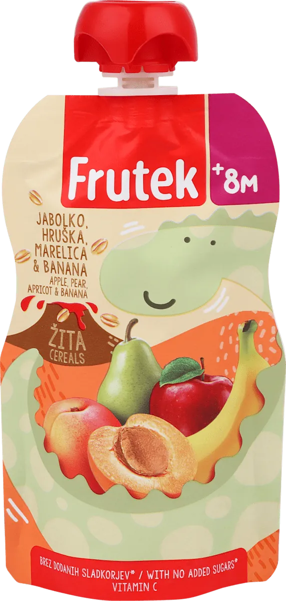 Kašice FRUTEK kaša marelica, 3 žita 100g
