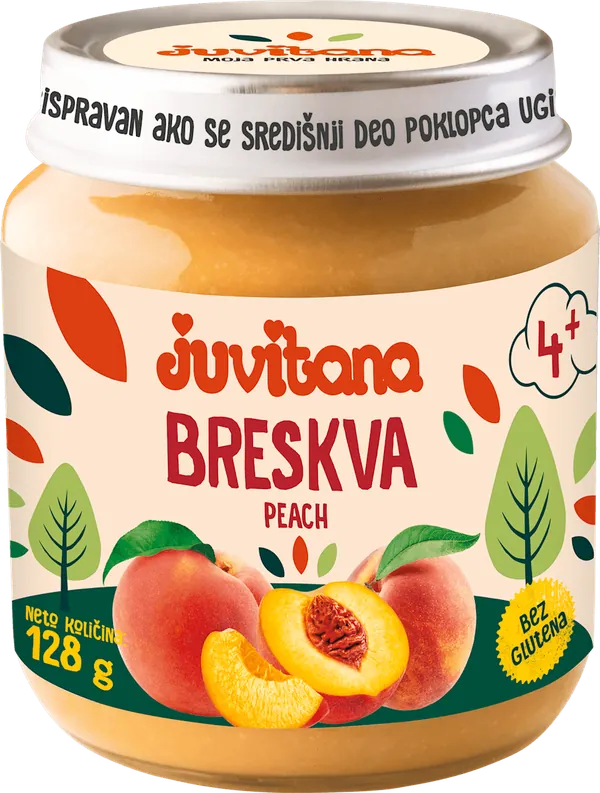 Kašice JUVITANA kašica od breskve 128g