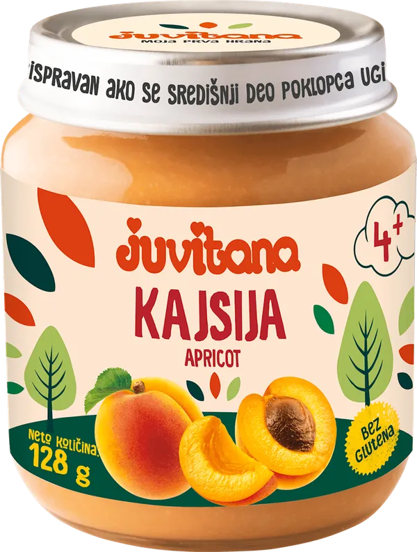 Kašice JUVITANA kašica od kajsije 128g