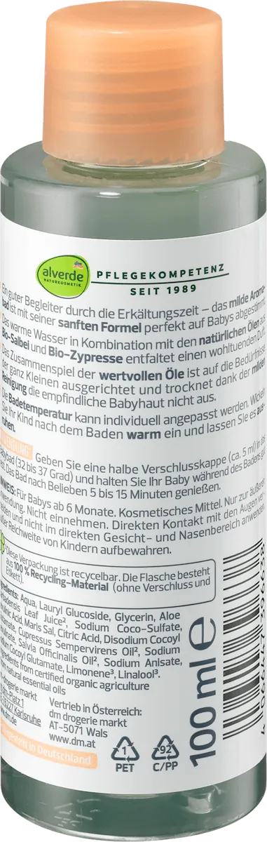 Kupka ALVERDE sa organskom žalfijom i čempresom 100ml