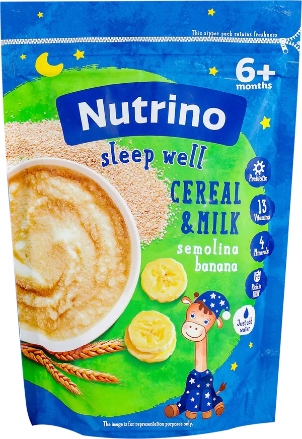 Mlečna kaša NUTRINO griz i banana 200g
