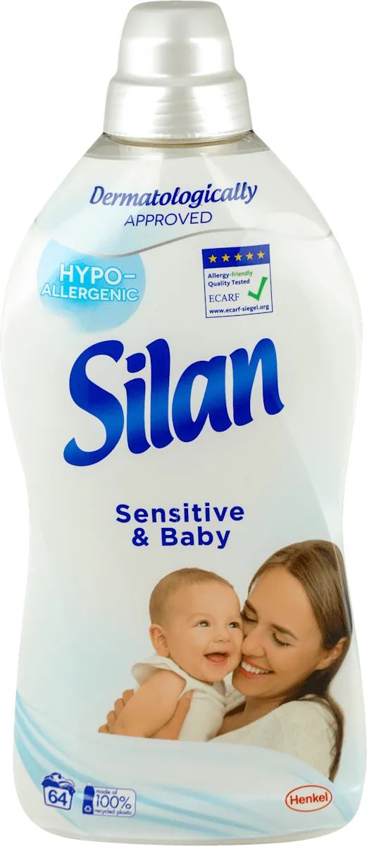 Omekšivač za veš SILAN Sensitive & baby 64 pranja (1408ml)