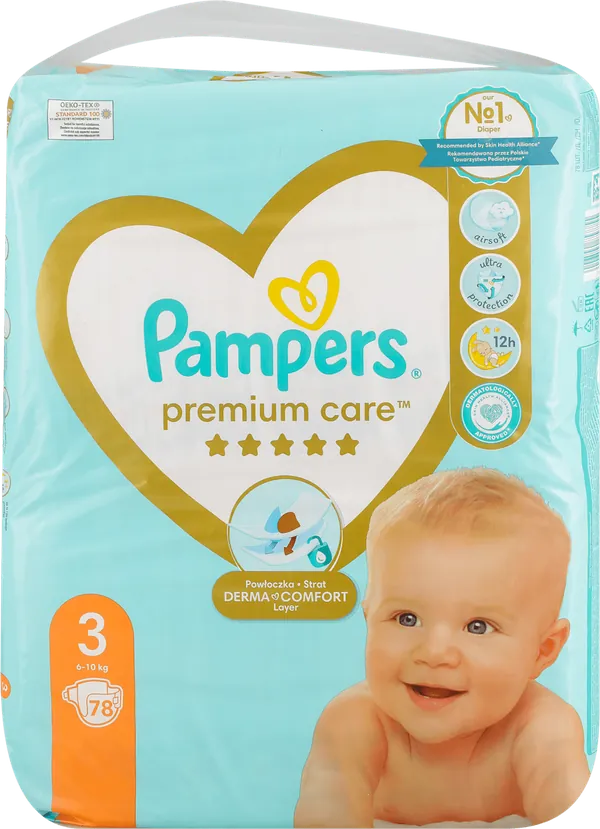Pelene za bebe PAMPERS Premium care JP 3 78kom
