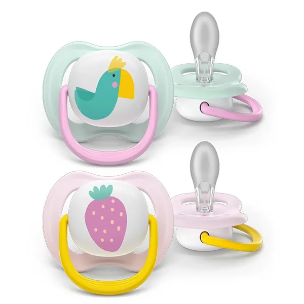AVENT laža Sthr Air Coll (0-6m) roze i žuta 2kom