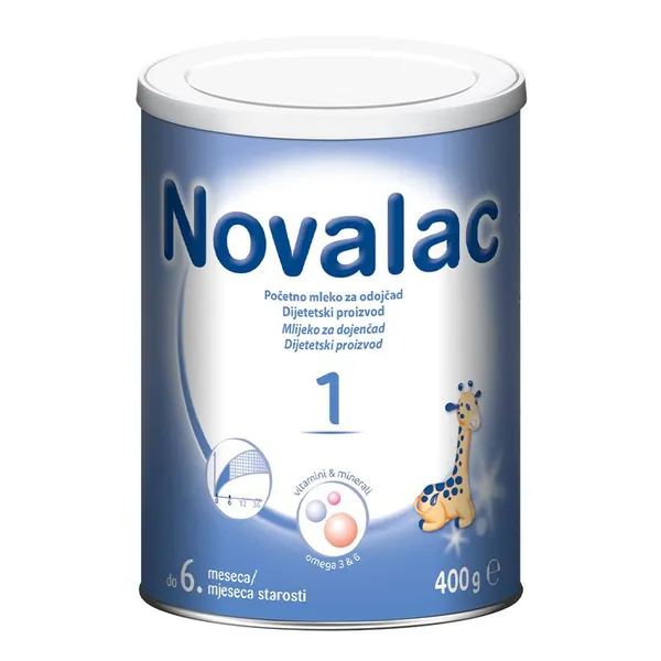 Mleko za bebe NOVALAC 1 mlečna formula, 400g