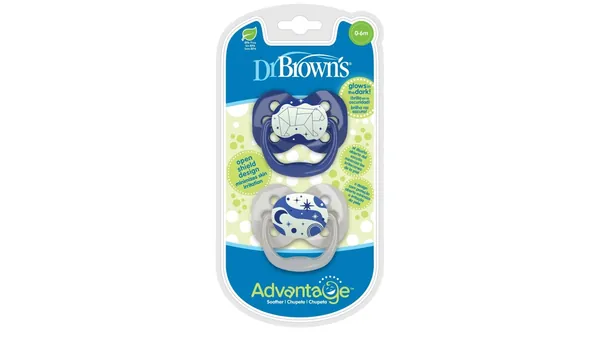 DR. BROWN'S cucla Advantage (0-6m) plava 2kom