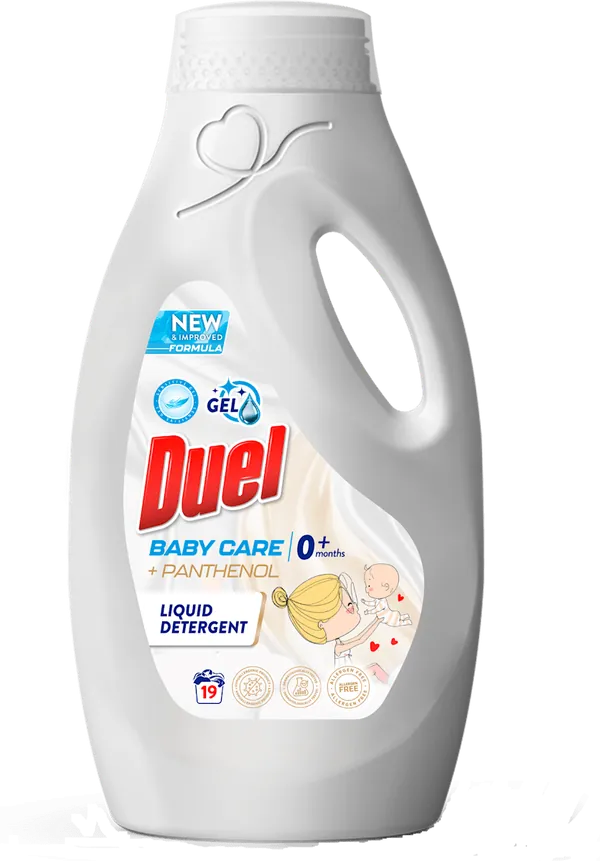 Deterdžent za veš DUEL Baby tečni 19 pranja (855ml)