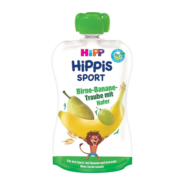 Kašice HIPP Sport-Kruška banana, grožđe sa ovsom 120g 12M+