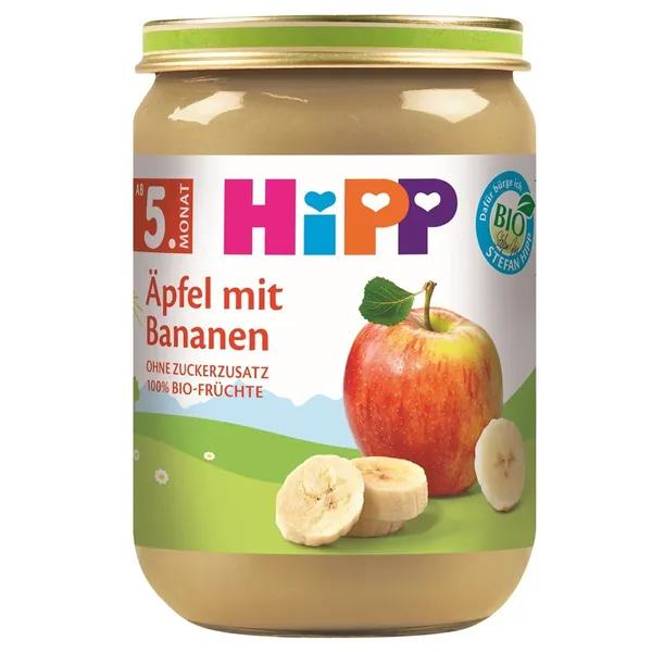 Kašice HIPP bio kasica jabuke i banane 190g