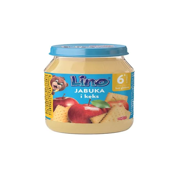 Kašice LINO žitna kašica jabuka i keks, bez glutena 190g