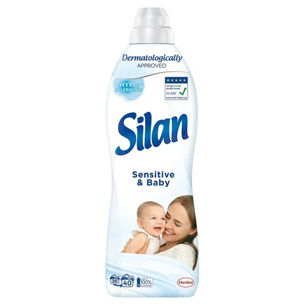 Omekšivač za veš SILAN Sensitive & baby 40 pranja (880ml)