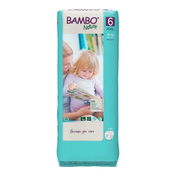 Pelene za bebe BAMBO Nature Eco 6 40kom