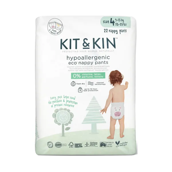 Pelene za bebe KIT&KIN pants 4 22kom