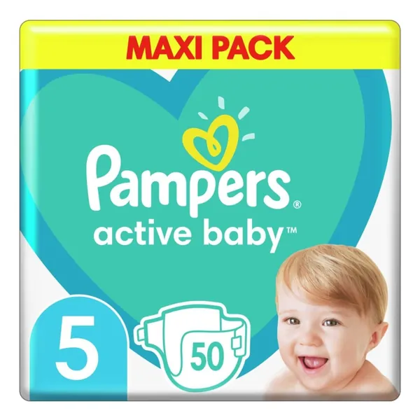 Pelene za bebe PAMPERS AB 5 50kom