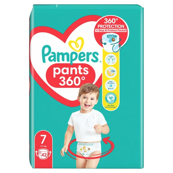 Pelene za bebe PAMPERS pants GP 7 42kom