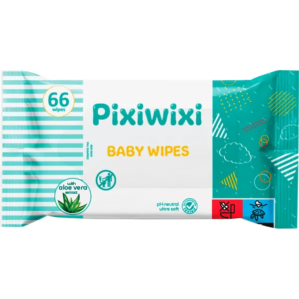 Vlažne maramice ALKALOID Pixiwixi 66kom