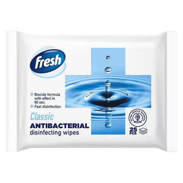 Vlažne maramice FRESH antibacterial 25kom
