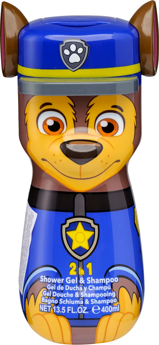 Šampon i gel za tuširanje PAW PATROL Chase 2u1 400ml