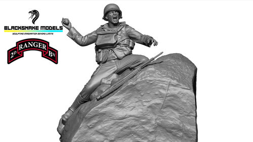 NEW! BlackSnake Model RANGER-03 US WWII Rangers Soldier No.3 - Demolition Specialist / Pointe du Hoc 1944 (1 Figure)