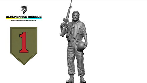 NEW! BlackSnake Model BRO-10 US Vietnam War Big Red One Soldier No.10 (1 Figure)