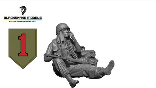 NEW! BlackSnake Model BRO-13 US Vietnam War Big Red One Soldier No.13 (1 Figure)