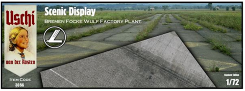 NEW! USCHI VAN DER ROSTEN 3056 Bremen Focke Wulf Factory Plant Rectangular