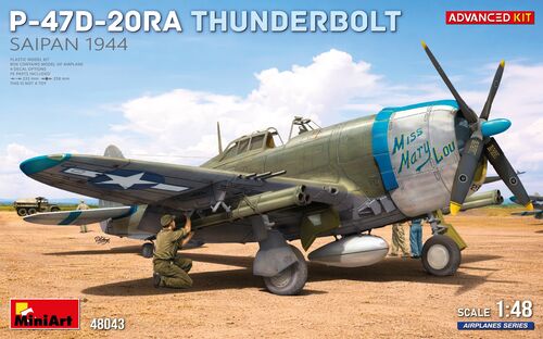 MiniArt 48043 Republic P-47 D-20RA Thunderbolt - Saipan 1944 (Advanced Kit)