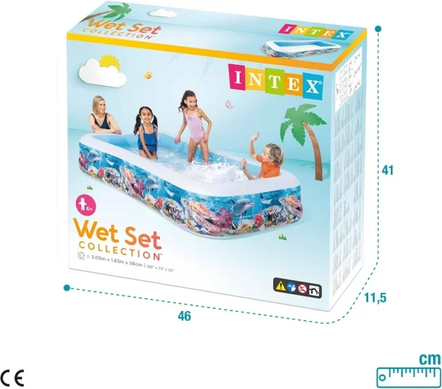 Proizvod sa nedostatkom - OUTLET - Intex 58485 Porodični Bazen 305x183x56 cm
