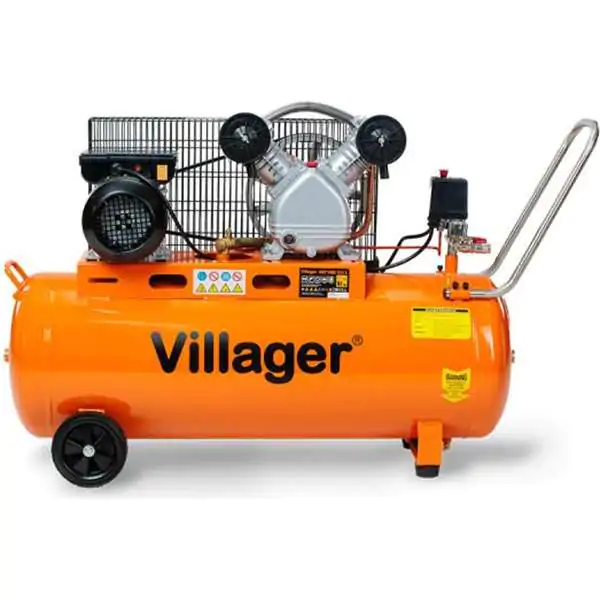Kompresor Villager VAT VER 100 L – vazdušni kompresor 100 l, 8 bara i protok 336 l/min