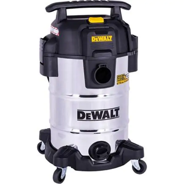 DeWalt DXV30SAPTA-QT tihi usisivač za suvo i mokro usisavanje 30 L – inox profesionalni usisivač